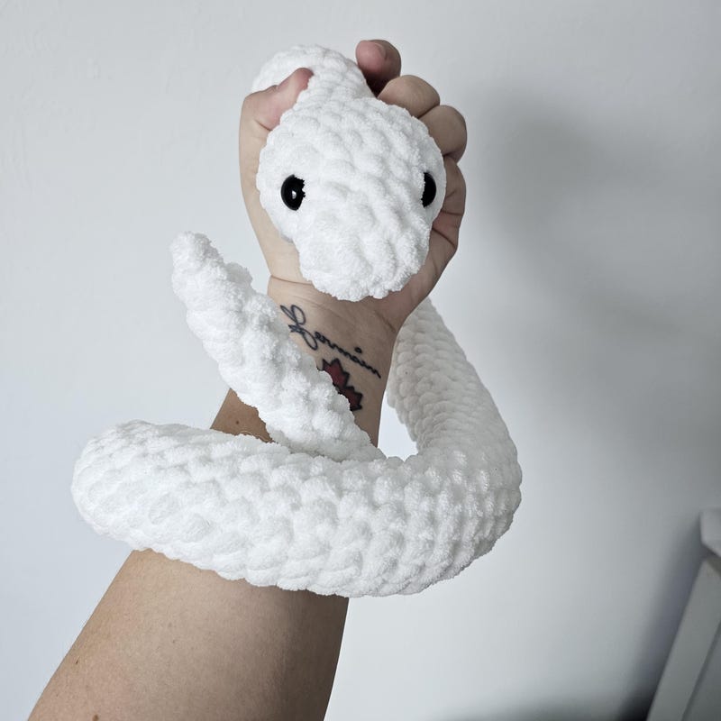 Python Stuffed Animal - Etsy