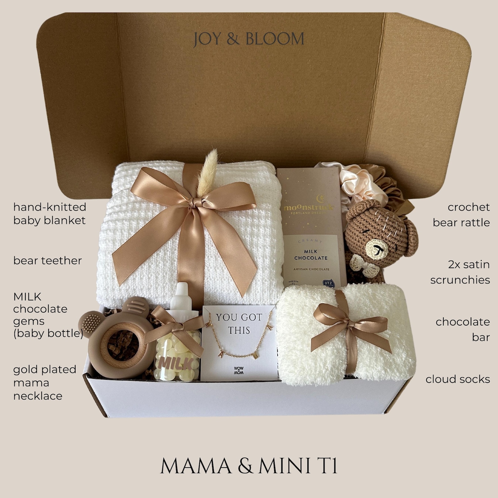 New Mom Care Package, New Baby Gift Box, Baby Shower Gifts, Gender ...