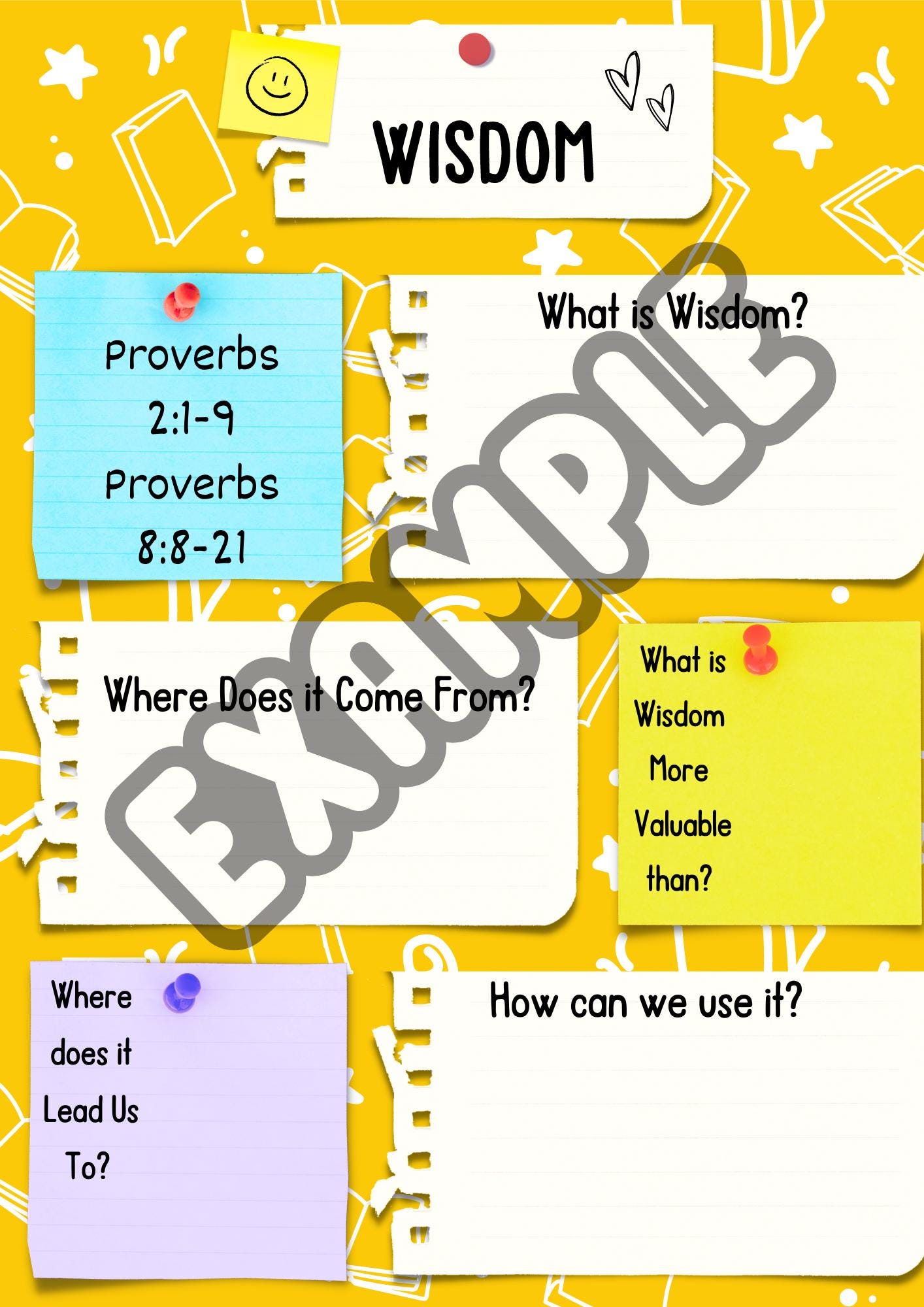 Wisdom- Sunday School & Wednesday Night Lesson - Etsy