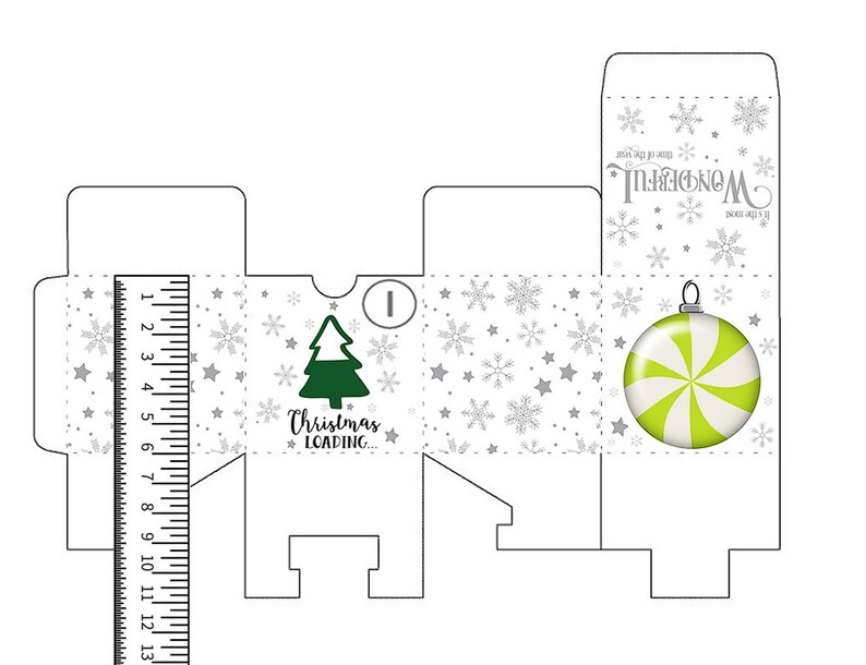 Printable Christmas Calendar | Cut Out Ornaments | PDF File | 1-24 Box ...