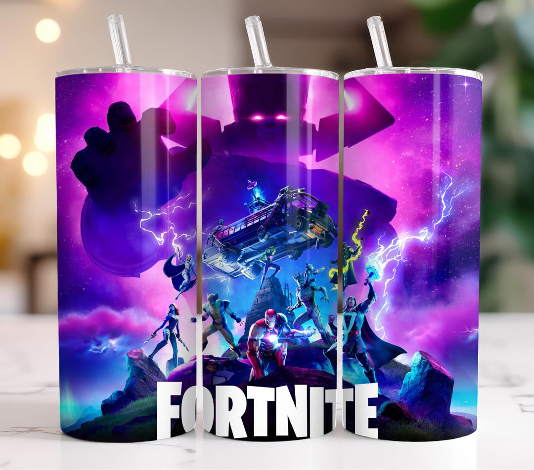 Fortnight Tumbler Wrap, 20oz Skinny Tumbler Wrap, 20oz Fortnight ...