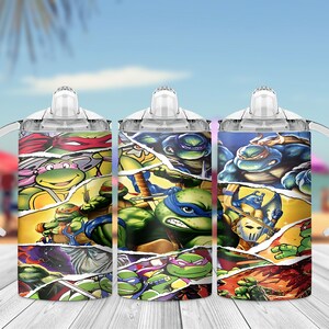 Ninja Turtles Tumbler Wrap, 20oz Skinny Tumbler Wrap, 20oz Ninja ...