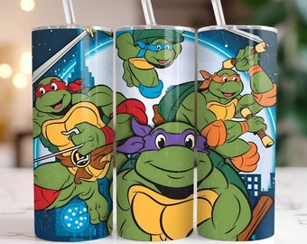 Ninja Turtles Tumbler Wrap, 20oz Skinny Tumbler Wrap, 20oz Ninja ...