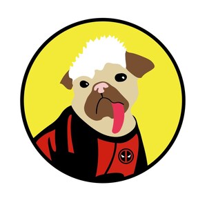 Deadpool and Wolverine Dogpool SVG PNG JPEG Illustrator - Etsy Australia