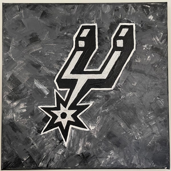 San Antonio Spurs Painting - Etsy