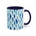 Watercolor Blue Nautical Coffee Mug, Ocean Theme Tea Cup, Maritime ...