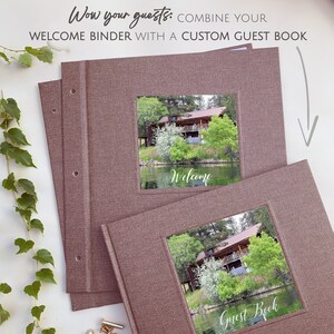 Custom Welcome Binder for Airbnb Vacation Rental Lake House Decor ...