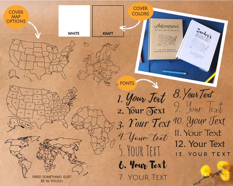 Custom RV Camping Travel Journal USA Road Trip Notebook - Etsy