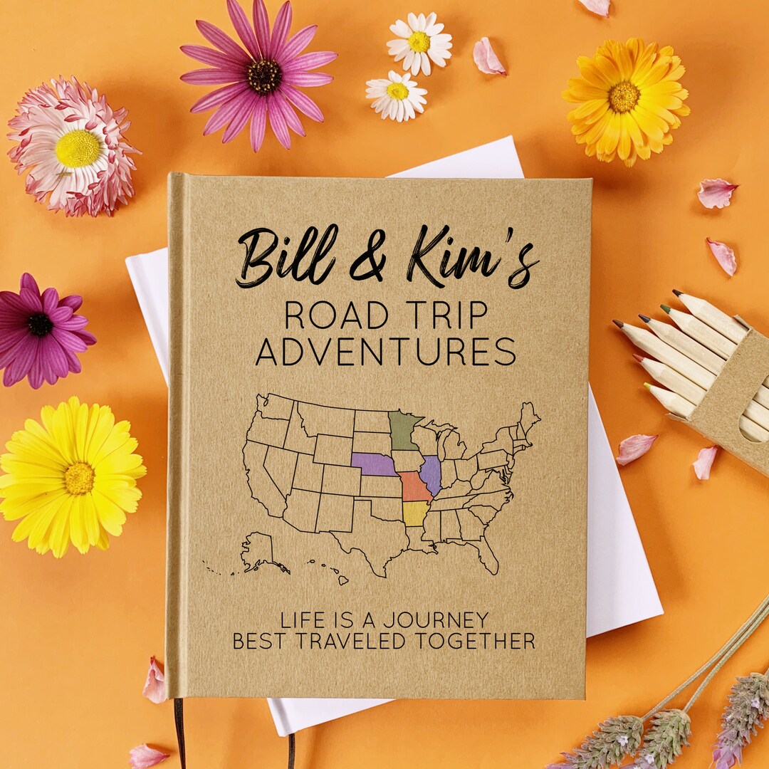 Custom RV Camping Travel Journal · USA Road Trip Notebook · Retirement ...