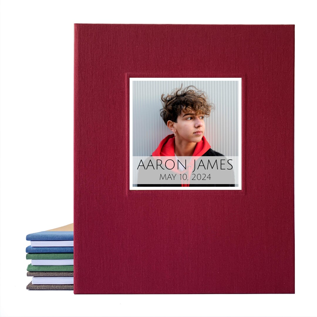 Custom Bar Mitzvah Photo Booth Album · Scrapbook · Gift for Teenage Boy ...