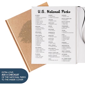 Custom National Parks Travel Journal · Collect Your Park Stamps · Park ...