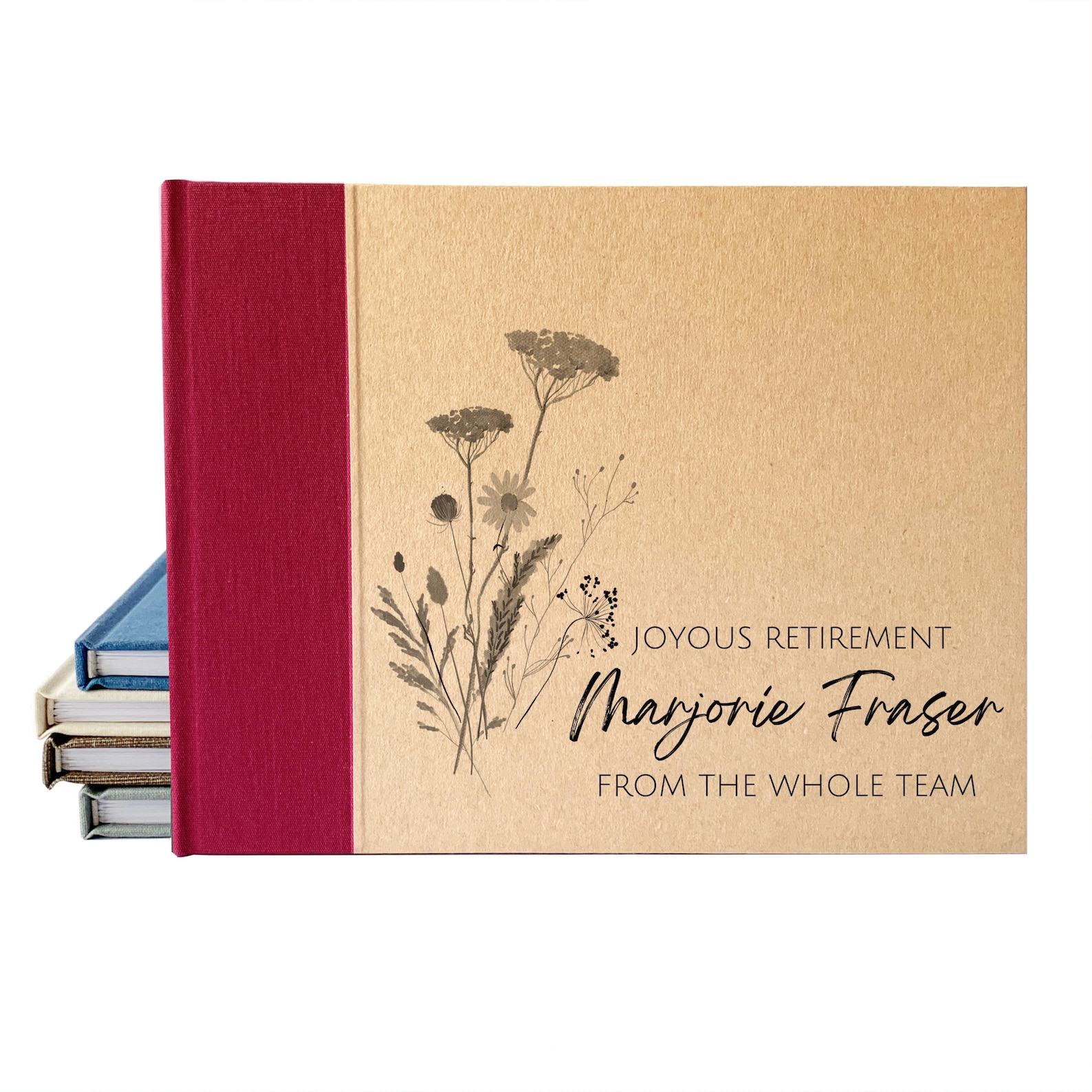 Personalized Memory Book for Retirement Party · Meaningful Farewell ...