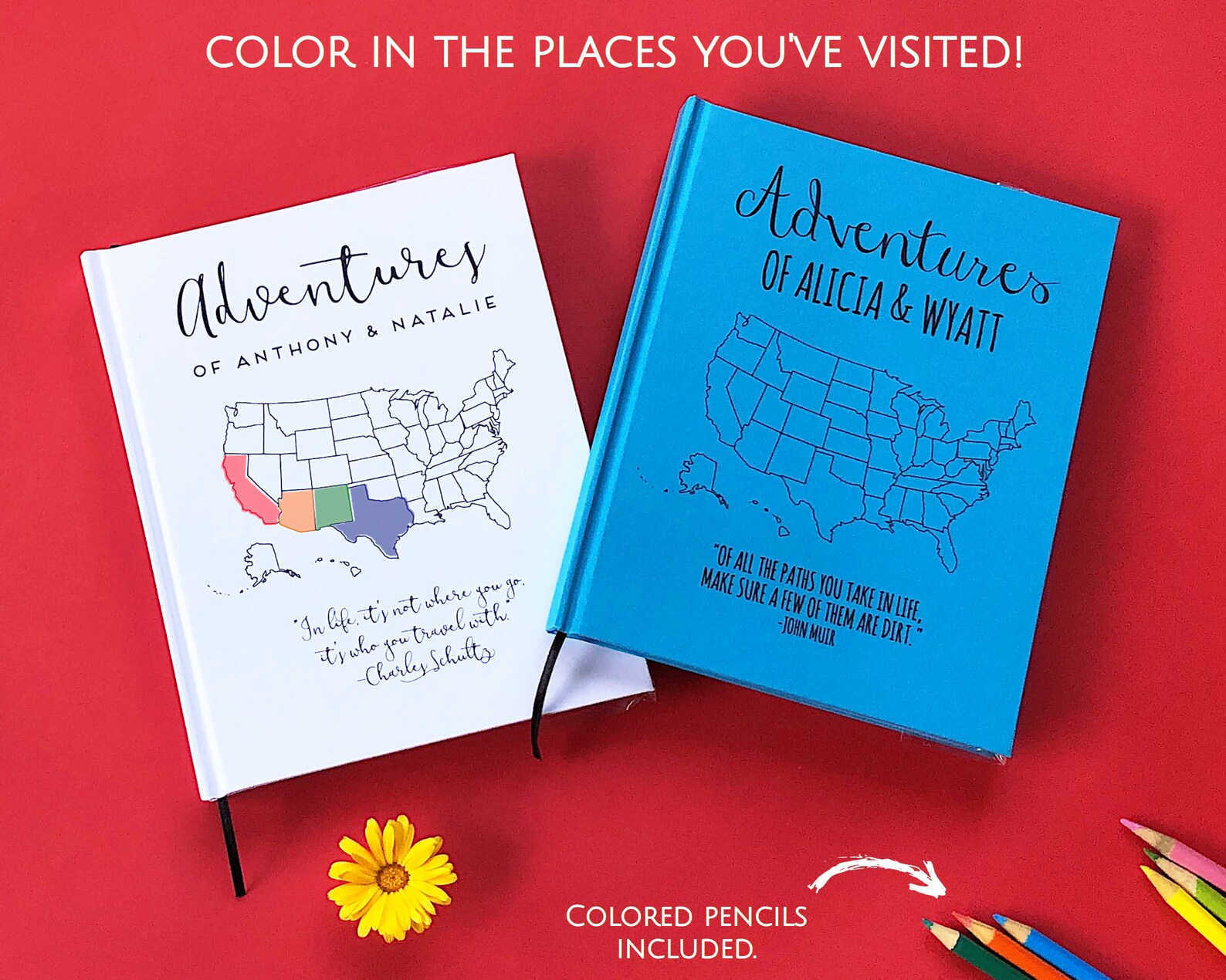 Custom RV Camping Travel Journal USA Road Trip Notebook - Etsy