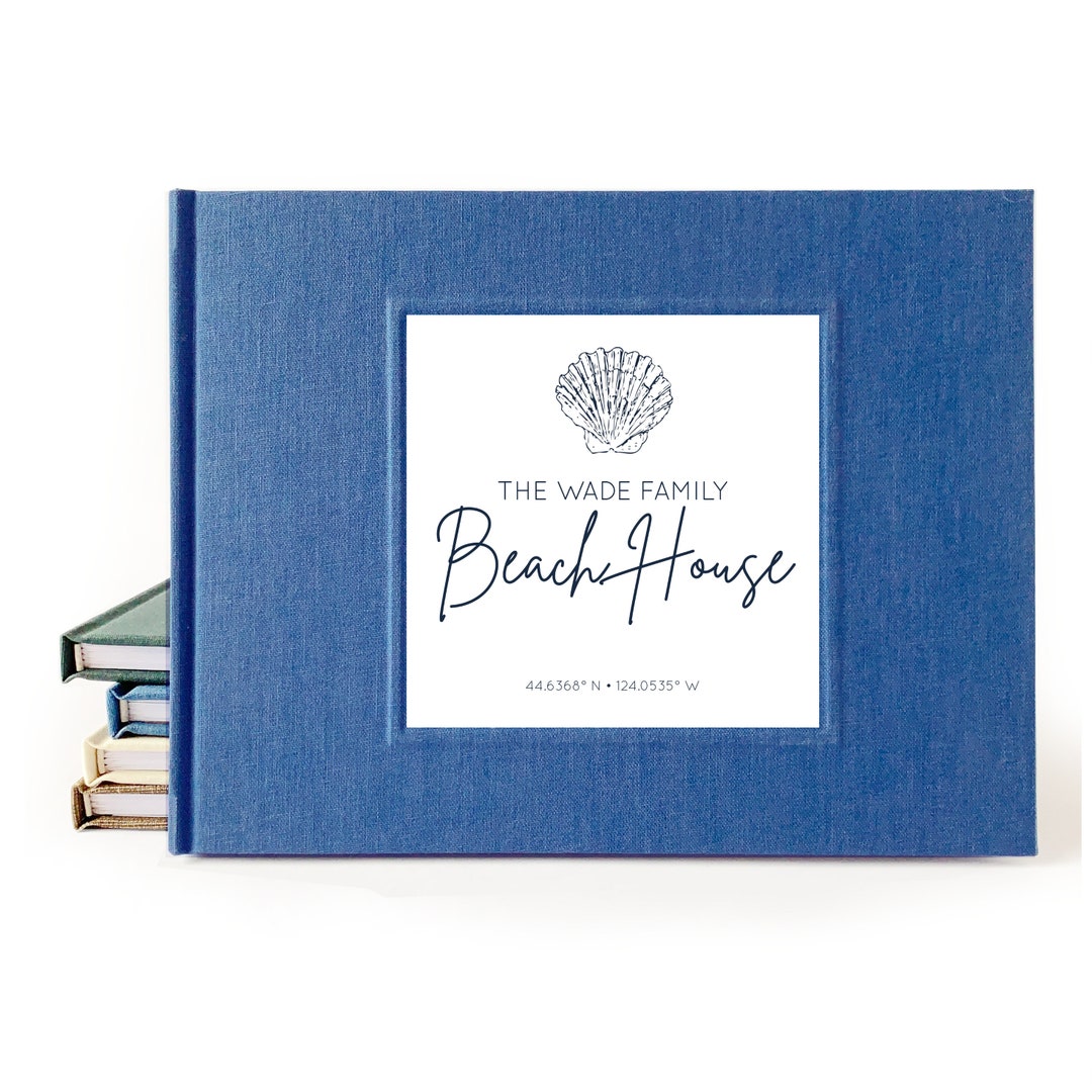 Custom Beach House Guest Book · Thank You Gift · Realtor Closing Gift ...