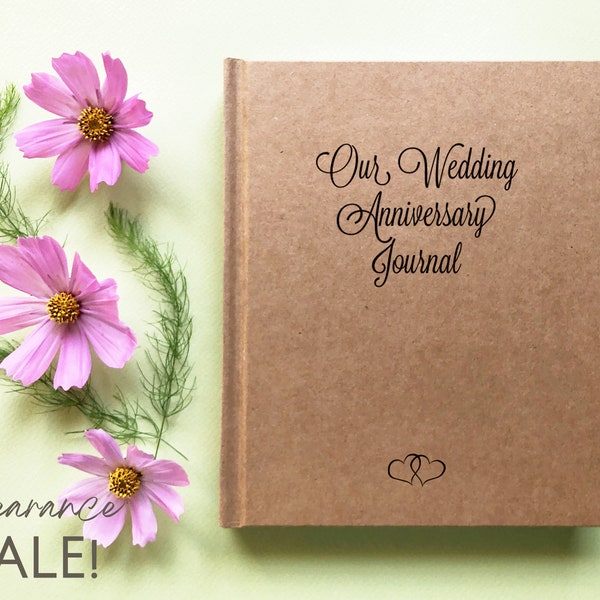 Anniversary Journal - Etsy