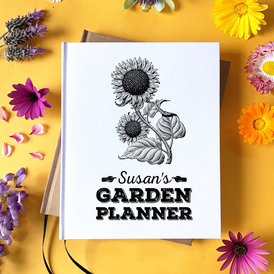 Custom Garden Planner & Notebook Unique Gardening Accessory Gift A ...