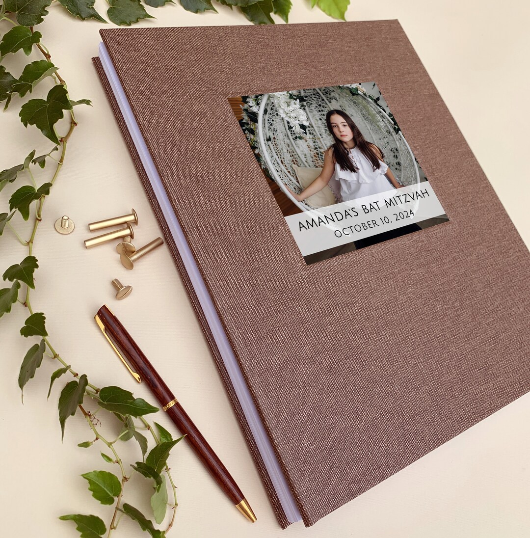 Custom Bar Mitzvah Photo Booth Album Scrapbook Mazel Tov Party Decor ...