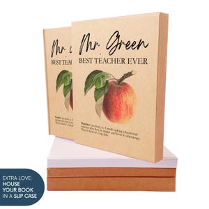 Personalized Teacher Memory Book: Custom Journal, Retirement Gift - Etsy