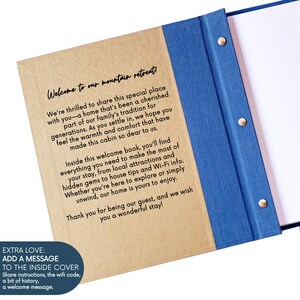 Custom Welcome Binder for Airbnb Vacation Rental · Lake House Decor ...