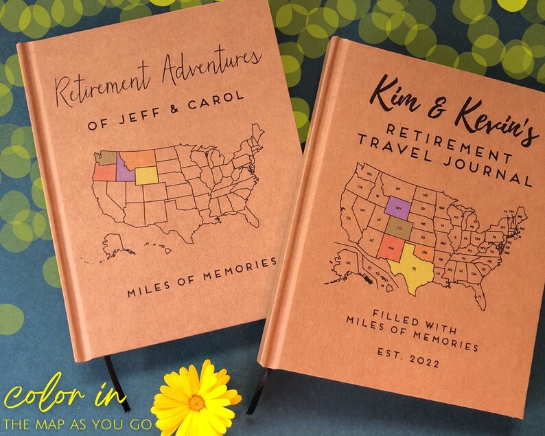 Custom RV Camping Travel Journal USA Road Trip Notebook - Etsy