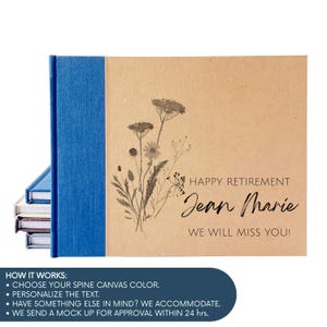 Personalized Memory Book for Retirement Party · Meaningful Farewell ...