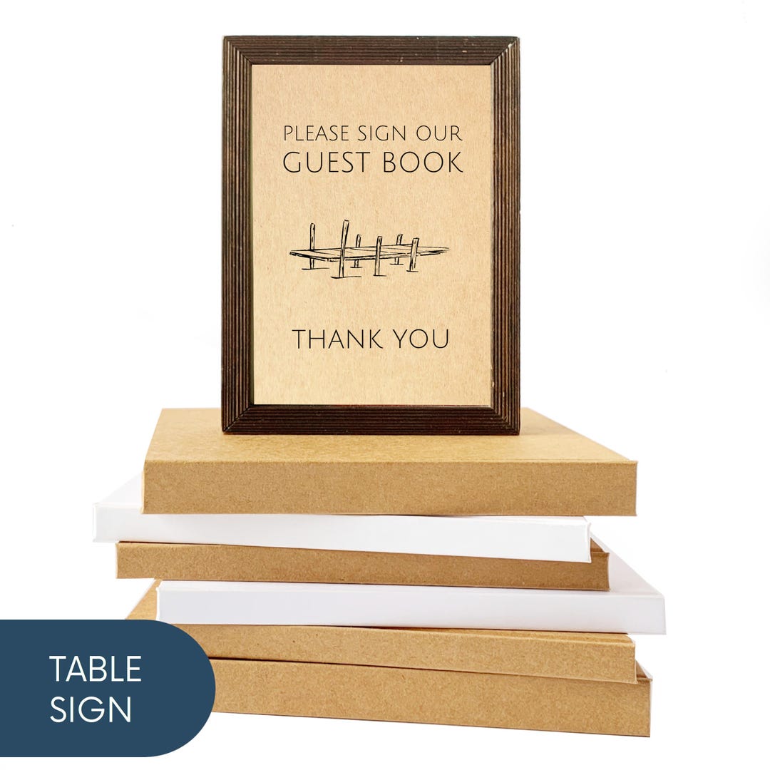 EXTRA LOVE: Custom Table Sign for Your Personalized Hand-bound Book - Etsy