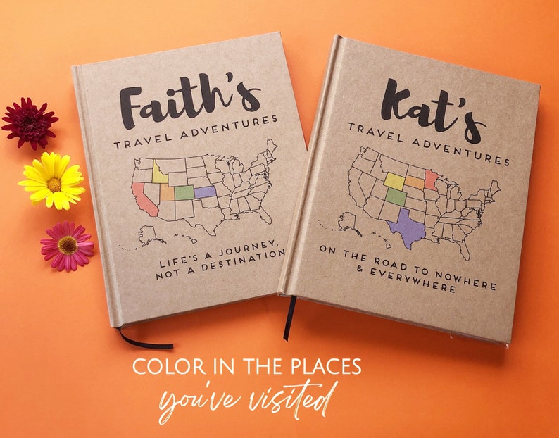 Custom RV Camping Travel Journal USA Road Trip Notebook - Etsy