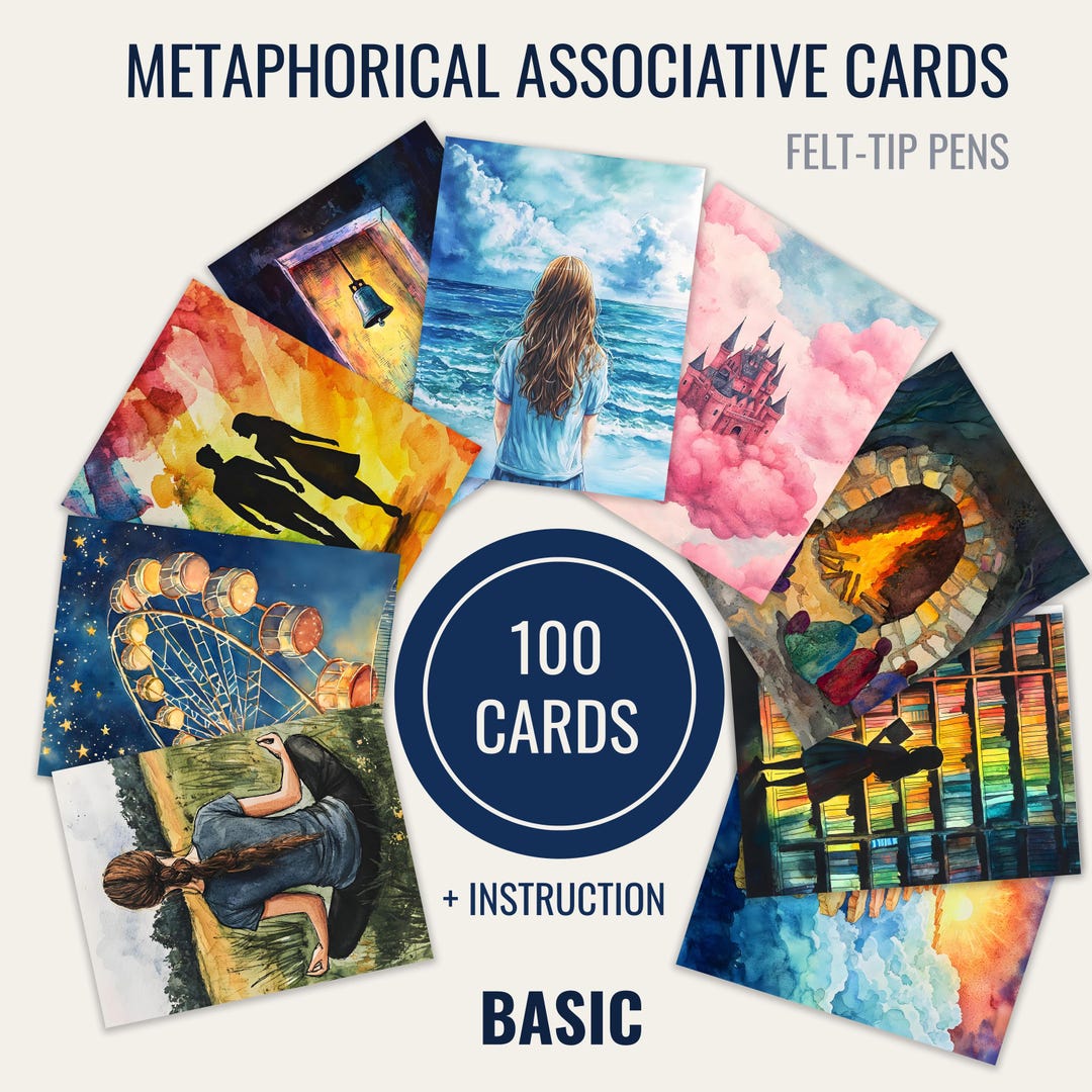 100 Basic Metaphorical Cards for Therapy, Coaching, and Self-reflection ...