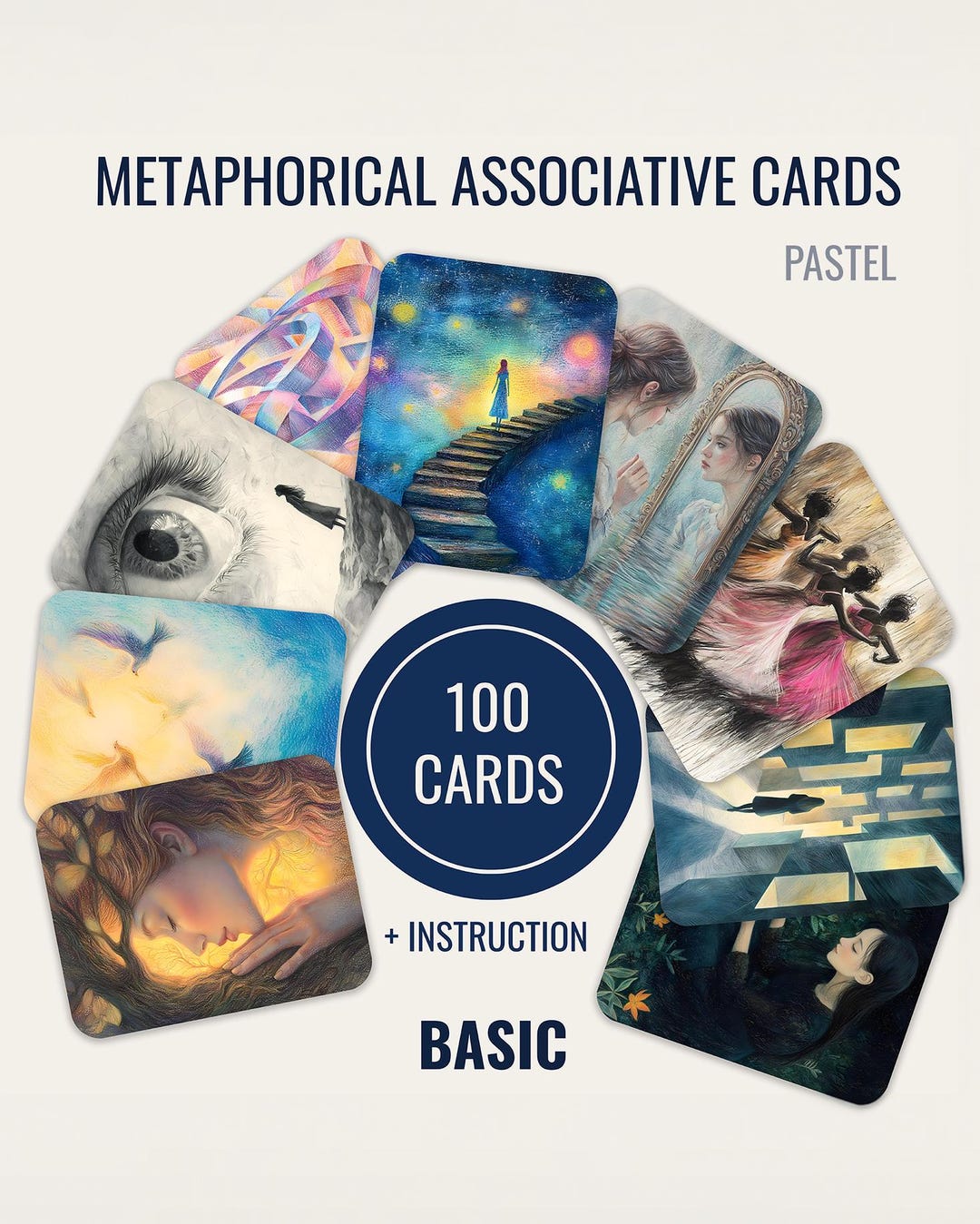 100 Basic Associative Cards, Tools for Therapy, Coaching and Self ...