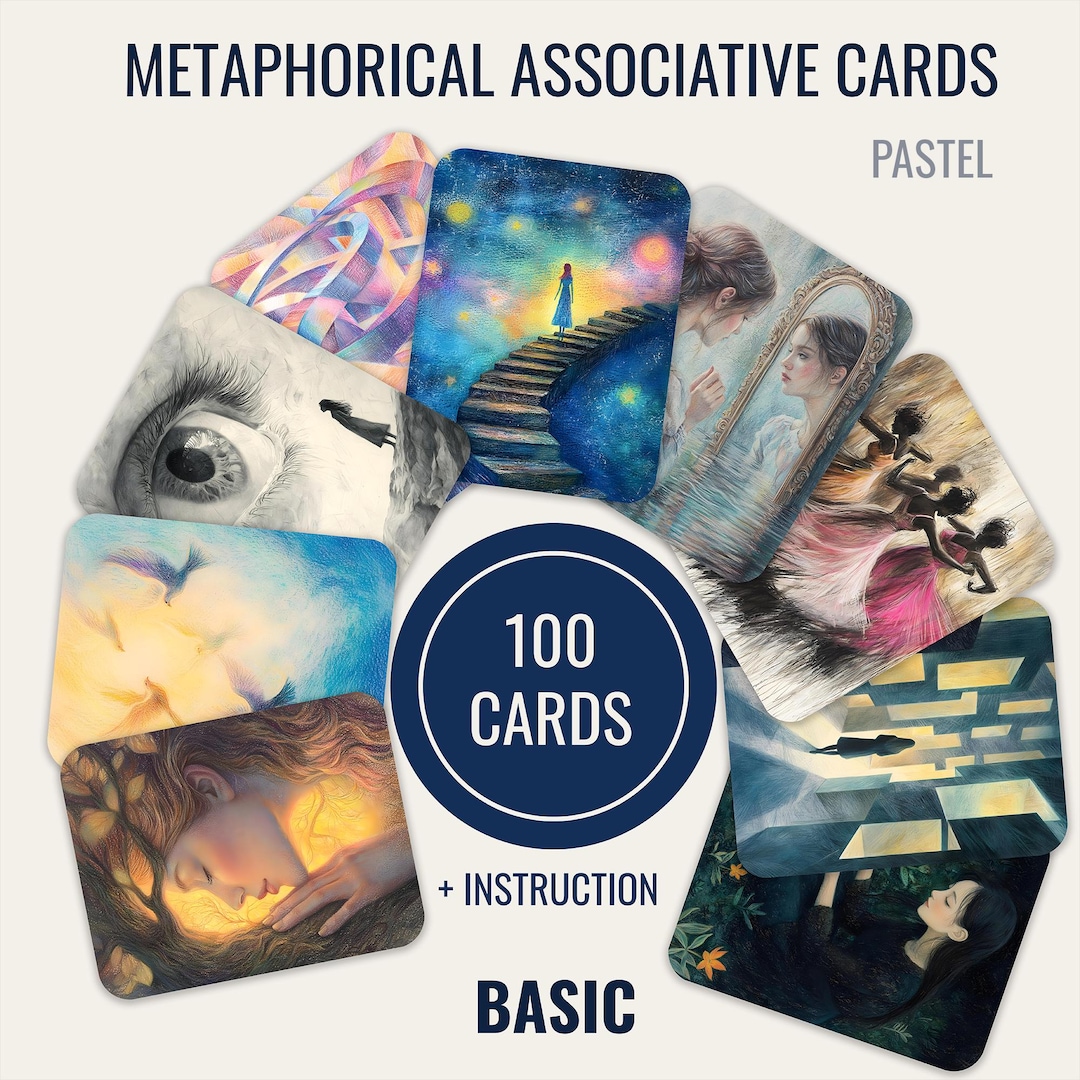 100 Basic Associative Cards, Tools for Therapy, Coaching and Self ...
