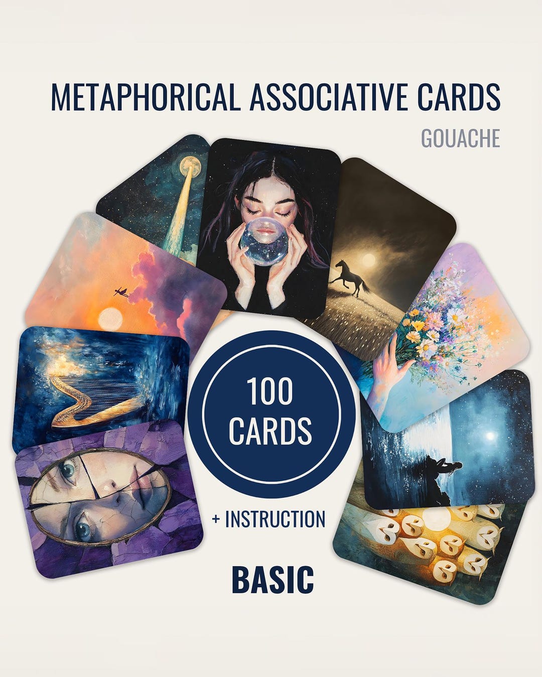 100 Basic Metaphorical Cards for Therapy, Coaching, and Self-reflection ...