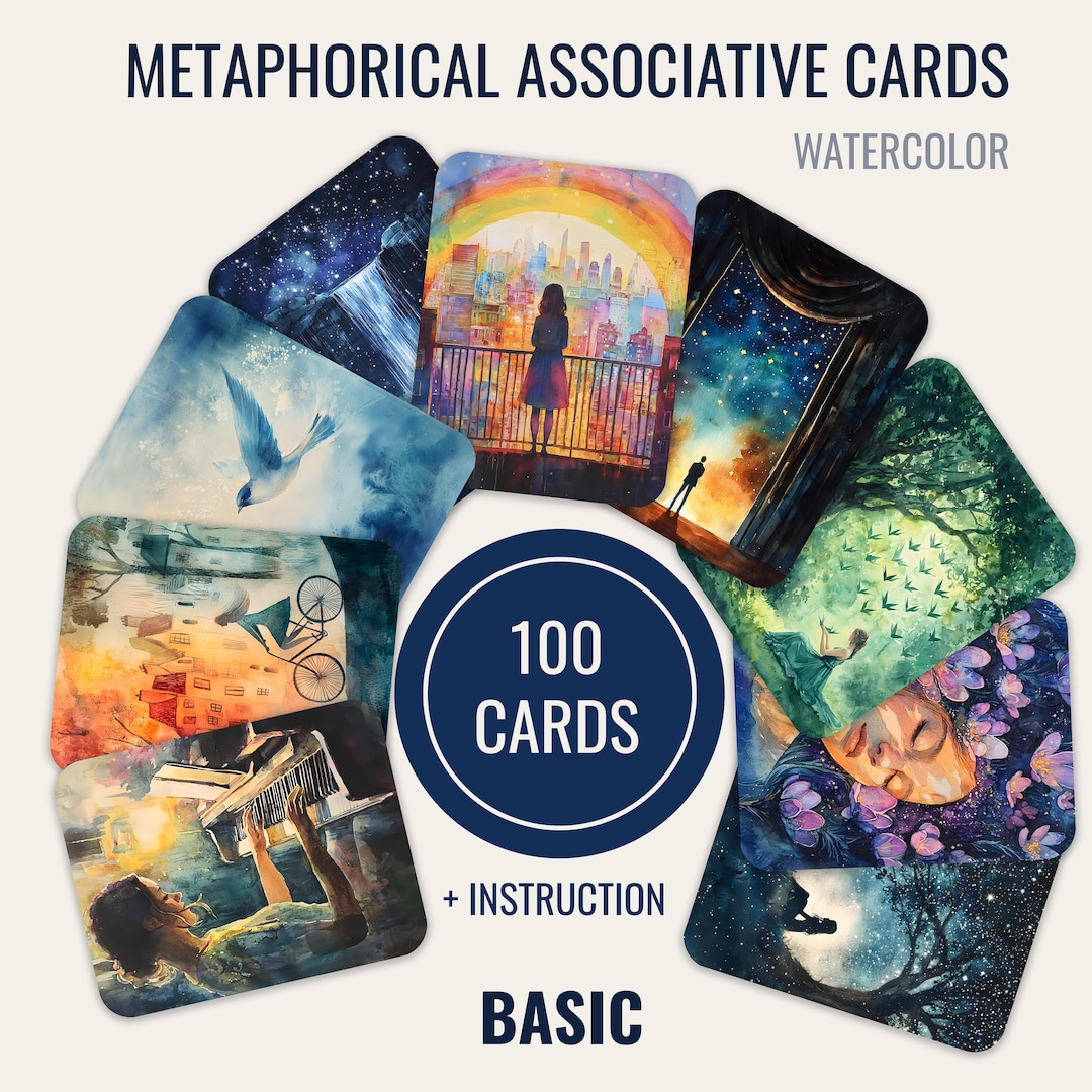 100 Basic Metaphorical Cards for Therapy, Coaching, and Self-reflection ...