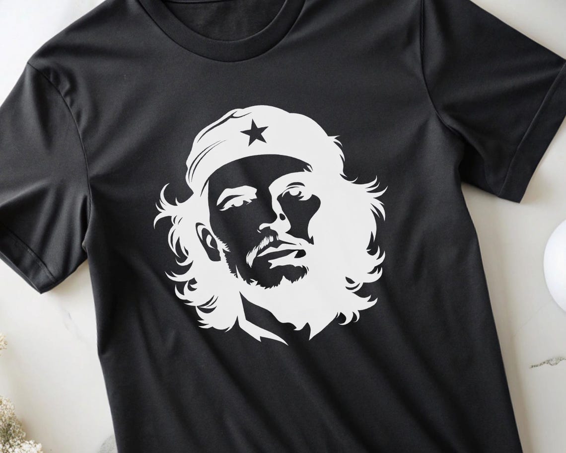 Black and White Che Guevara Shirt, Che Guevara, Che Guevara Portrait ...