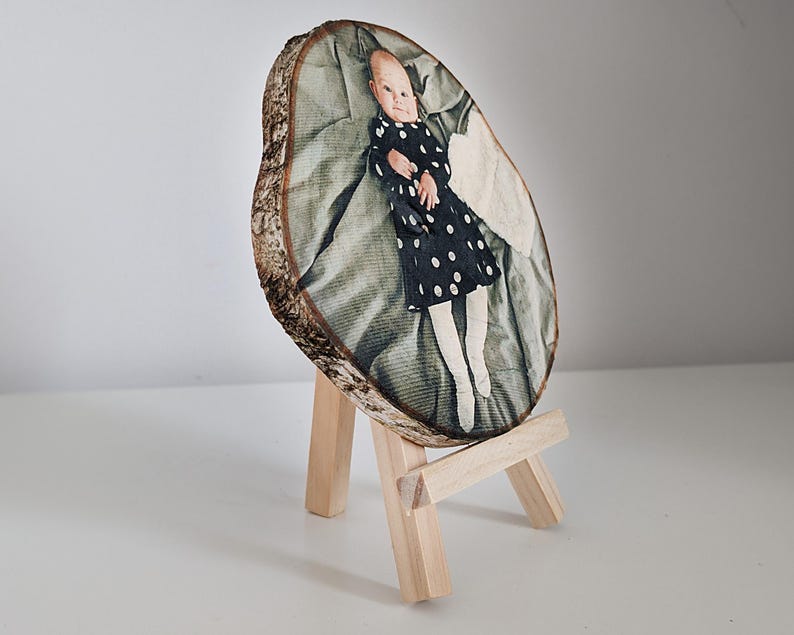 Personalized Wood Photo Print, Custom Photo on Wood With Easel, Custom ...