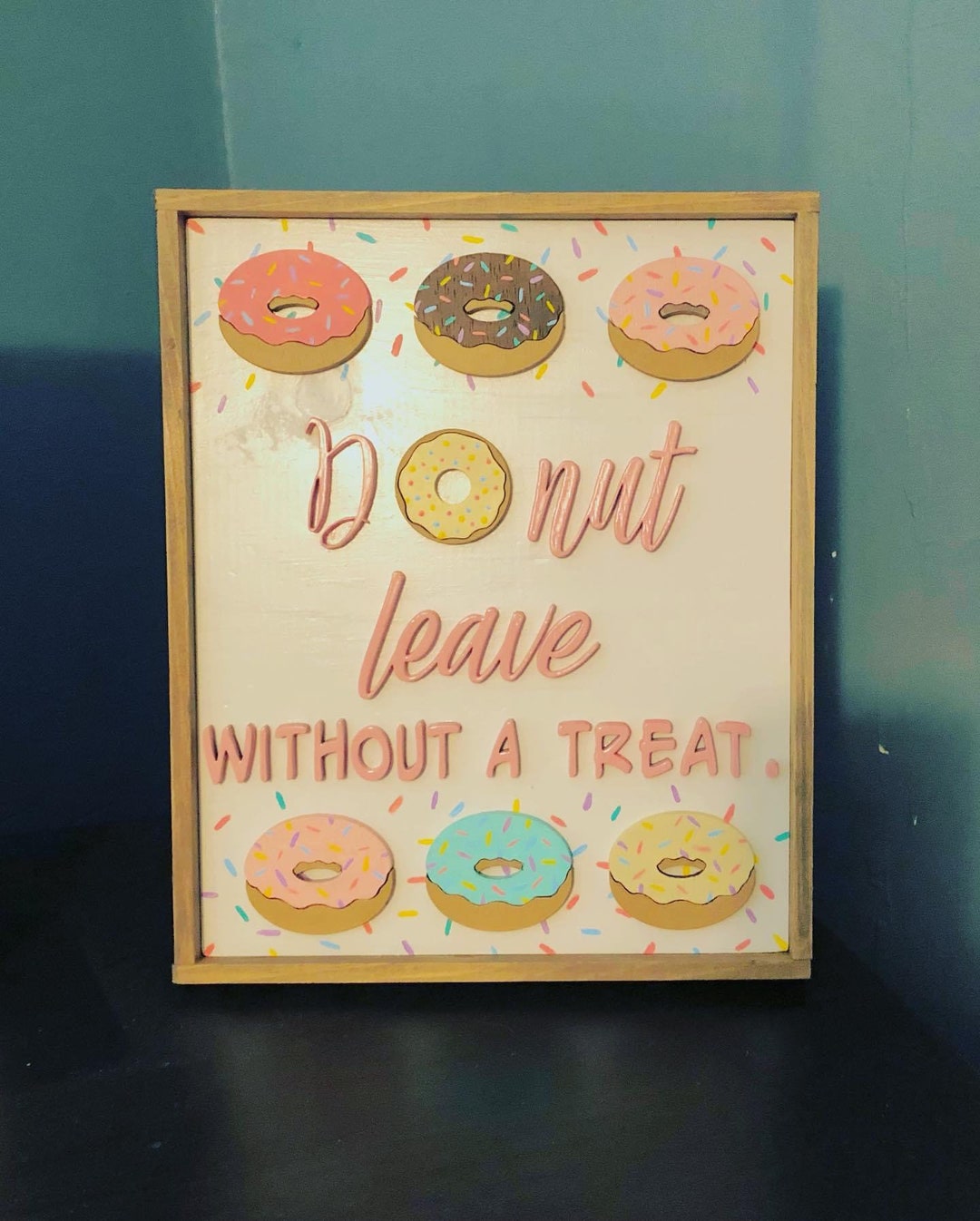Donut Leave Without A Treat SVG - Etsy