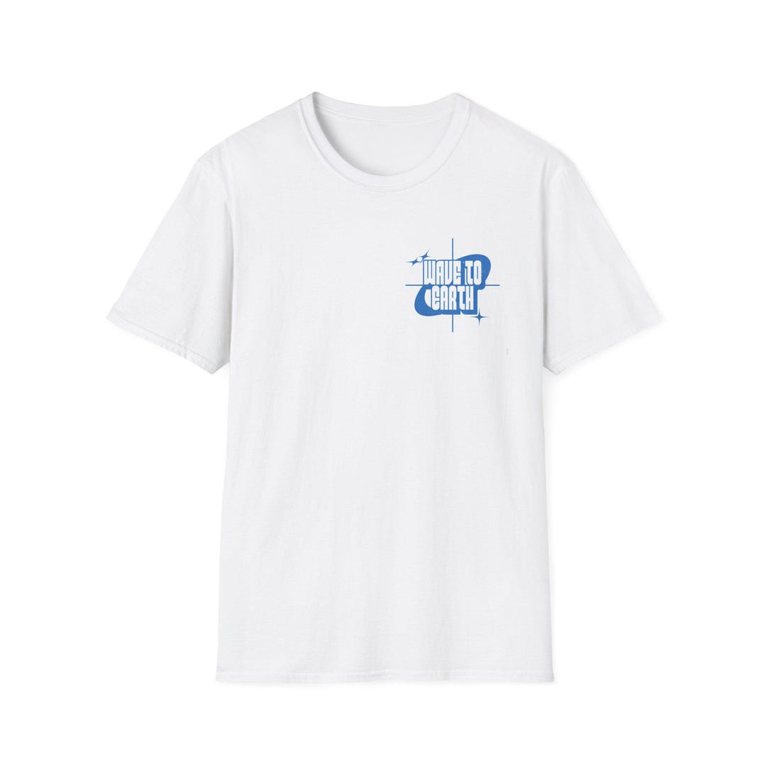 Wave to Earth Minimalistic Y2K Graphic Tee - Etsy