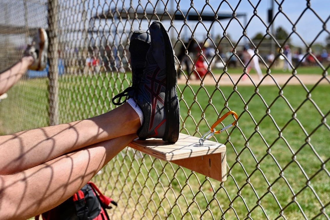 Fence Shelf / Foot Rest - Etsy