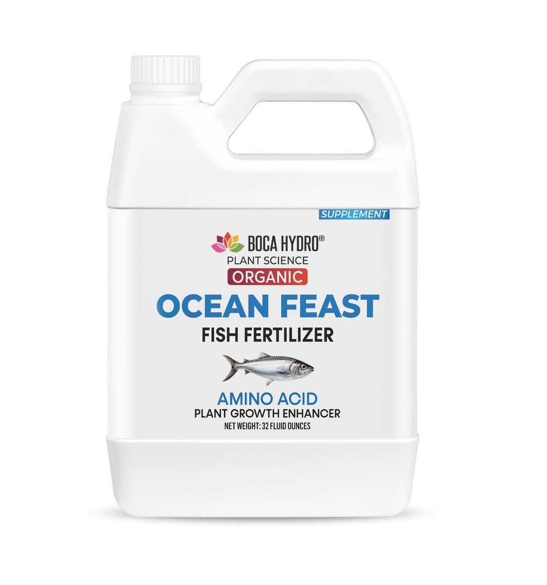 Boca Hydro Organic Ocean Feast Liquid Fish Protein Fertilizer Amino ...