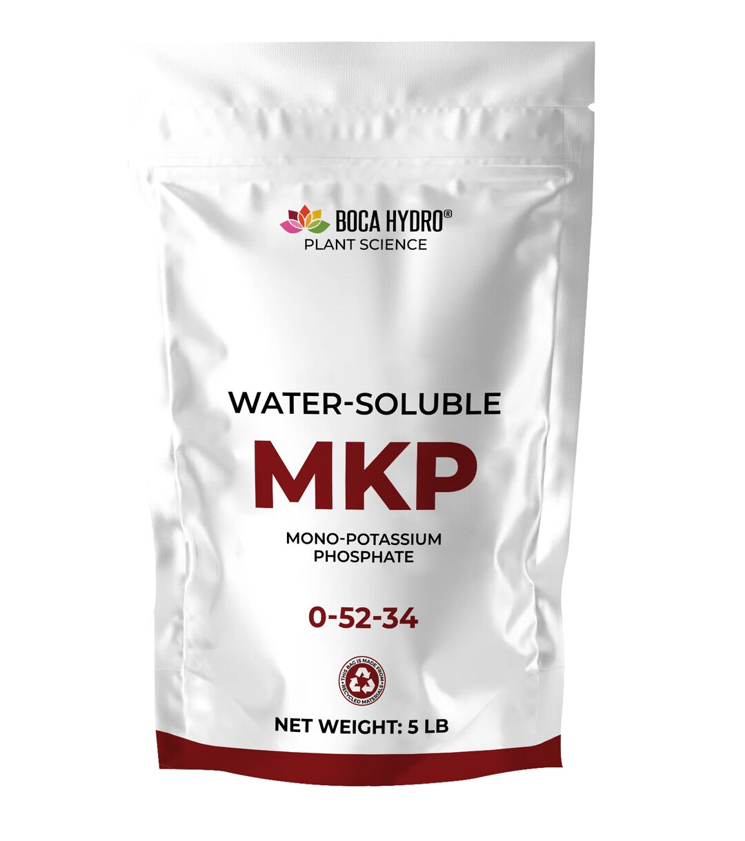 Boca Hydro MKP Mono-potassium Phosphate 0-52-34 Water Soluble Flowering ...