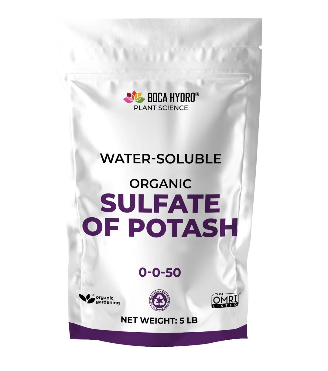 Boca Hydro Organic Sulfate of Potash 0-0-50 Water Soluble Plant Food ...