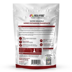 Boca Hydro MKP Mono-potassium Phosphate 0-52-34 Water Soluble Flowering ...