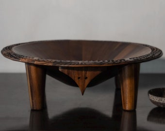 Customized Tanoa Kava Bowl - Any Design on the Rim - Etsy