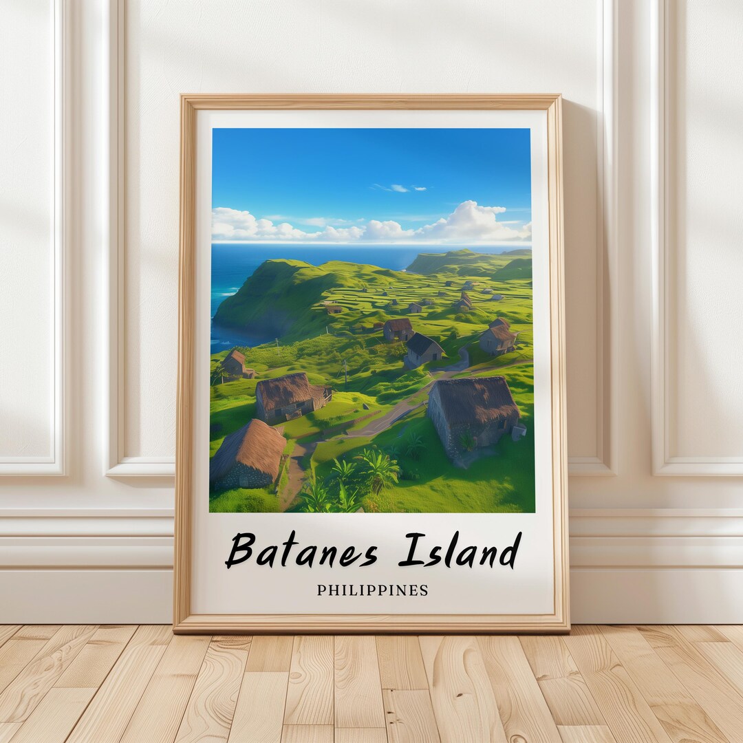Batanes PHILIPPINES Wall Art,art,prints,travel Poster,digital Print ...