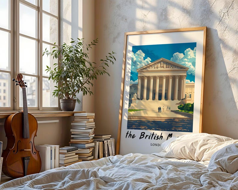The British Museum London Wall Art,prints,travel Poster,digital Print ...