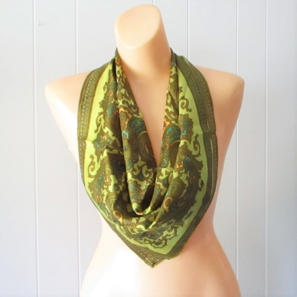 Chartreuse Scarf - Etsy