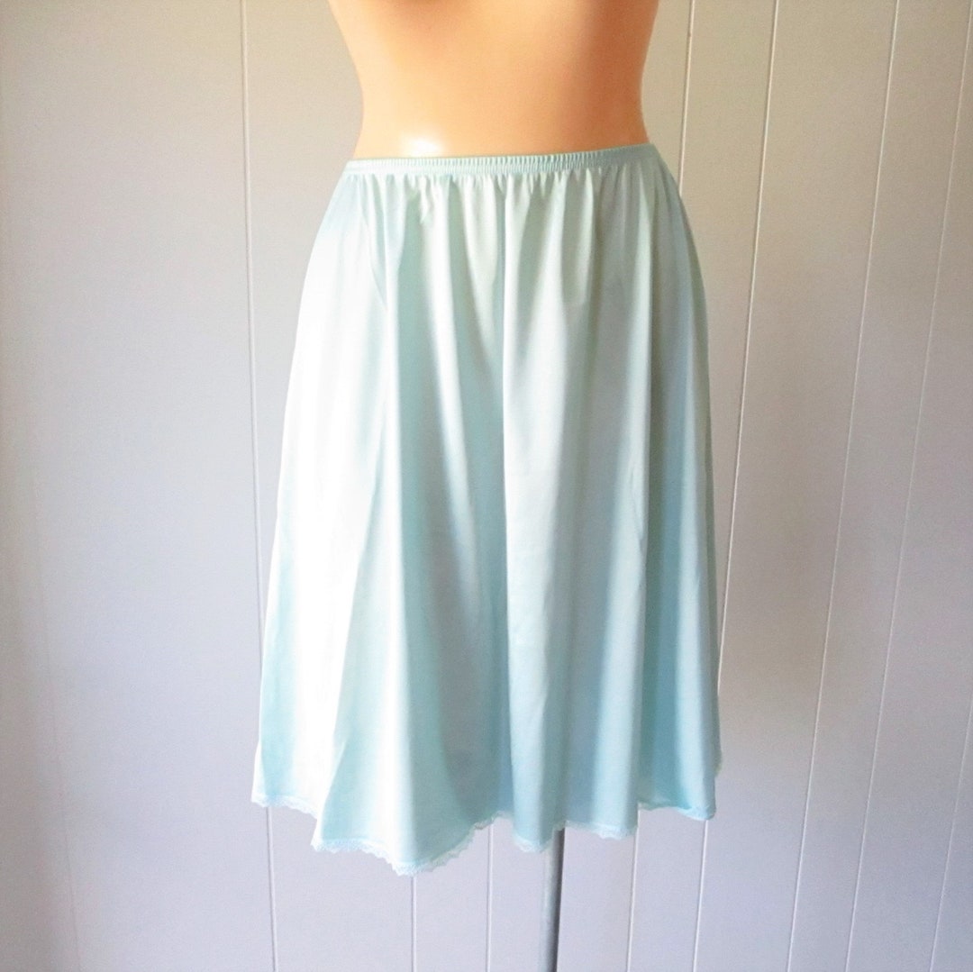 Vintage Slip Blue Slip Vintage Lingerie Vintage Half Slip Vanity Fair ...