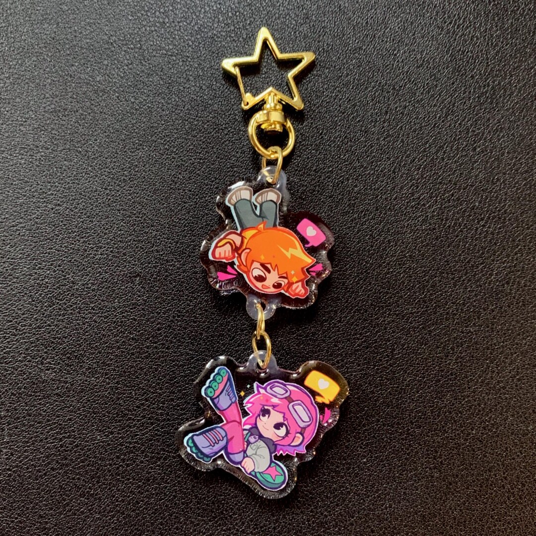 Scott Pilgrim Linking Acrylic + Epoxy Keychain: Scott Pilgrim, Ramona ...