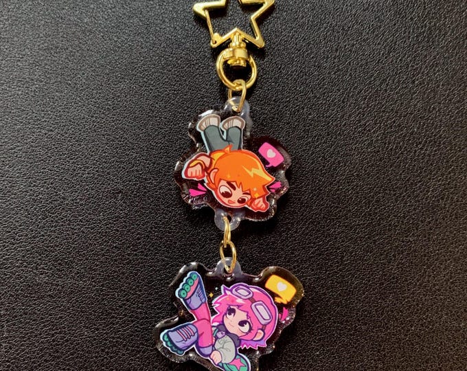 Scott Pilgrim Linking Acrylic + Epoxy Keychain: Scott Pilgrim, Ramona ...