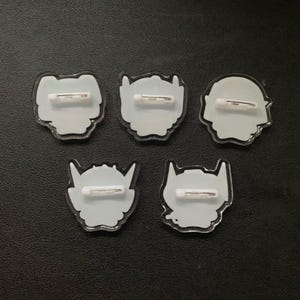 Transformers Acrylic Pins: Optimus, Megatron, Rodimus, Blurr, Soundwave ...