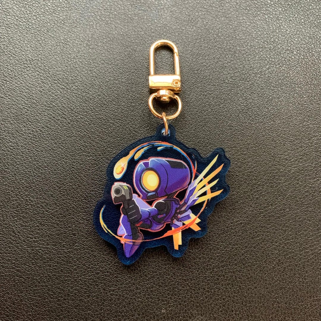 ULTRAKILL V1 Acrylic Keychain: Ultrakill Charm, Backpack Decor, Video ...